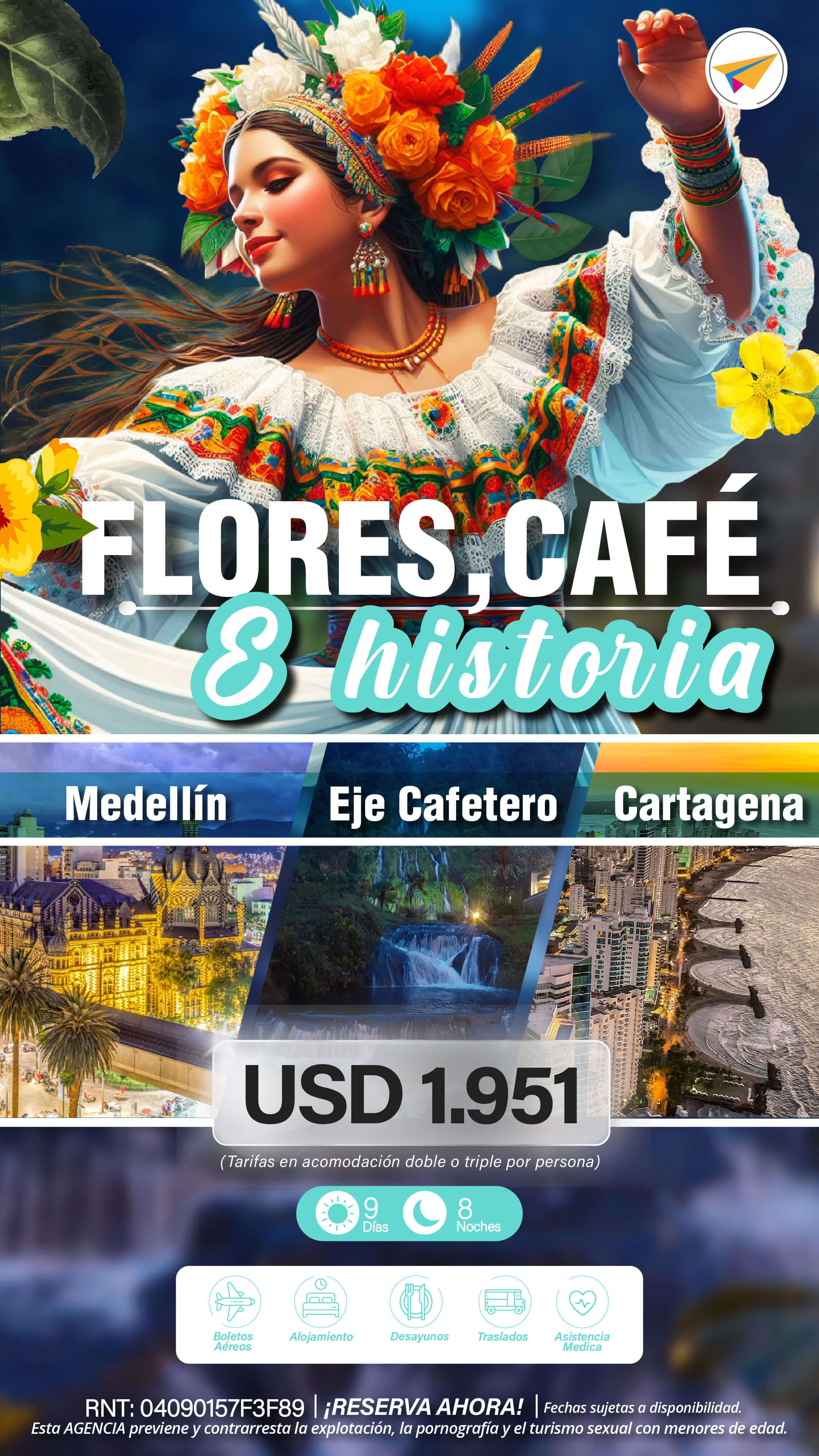 Flores, café e historia - Akira Travel México