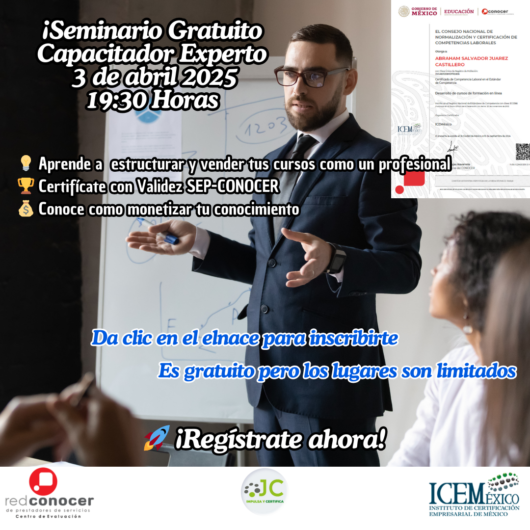 Registro Capacitador Experto